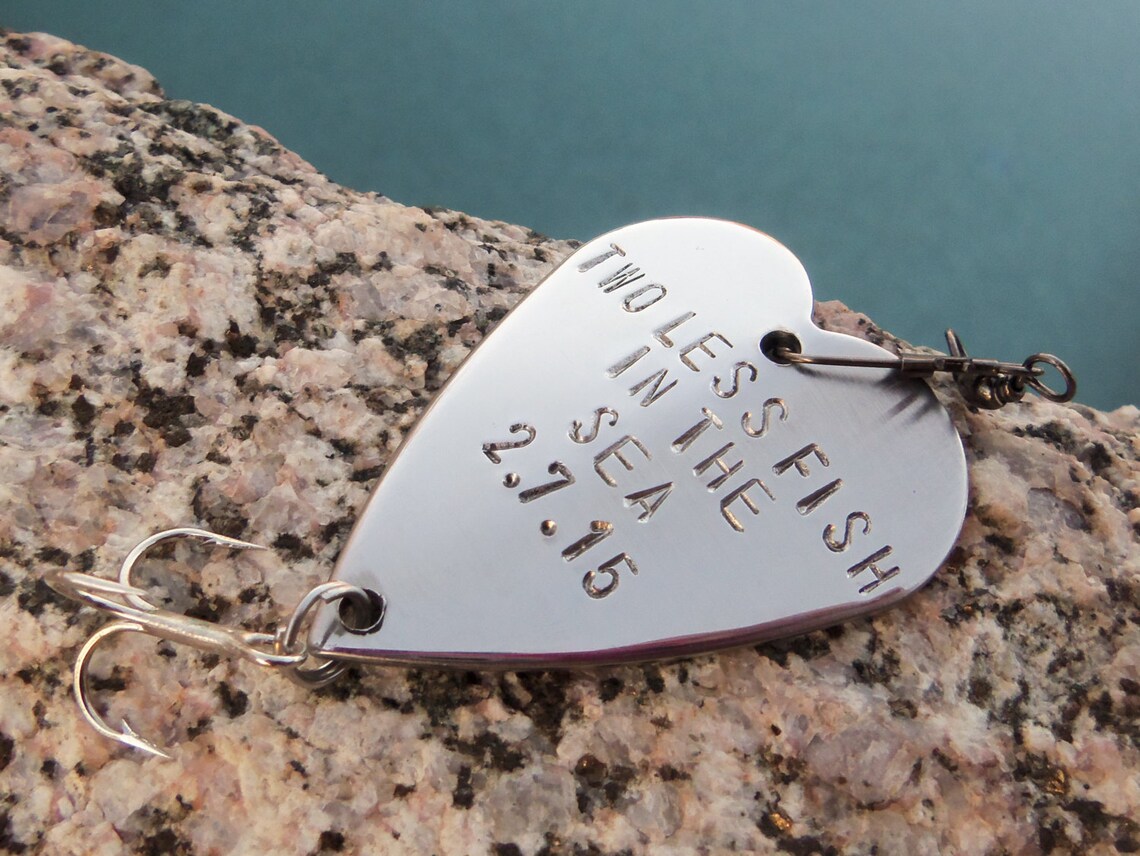 Two Less Fish in the Sea Engagement Photo Prop Guest Book Just | Etsy