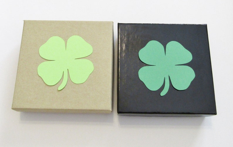 Gift Wrap Option Small Gift Box With Clover Shaped Handwritten - Etsy