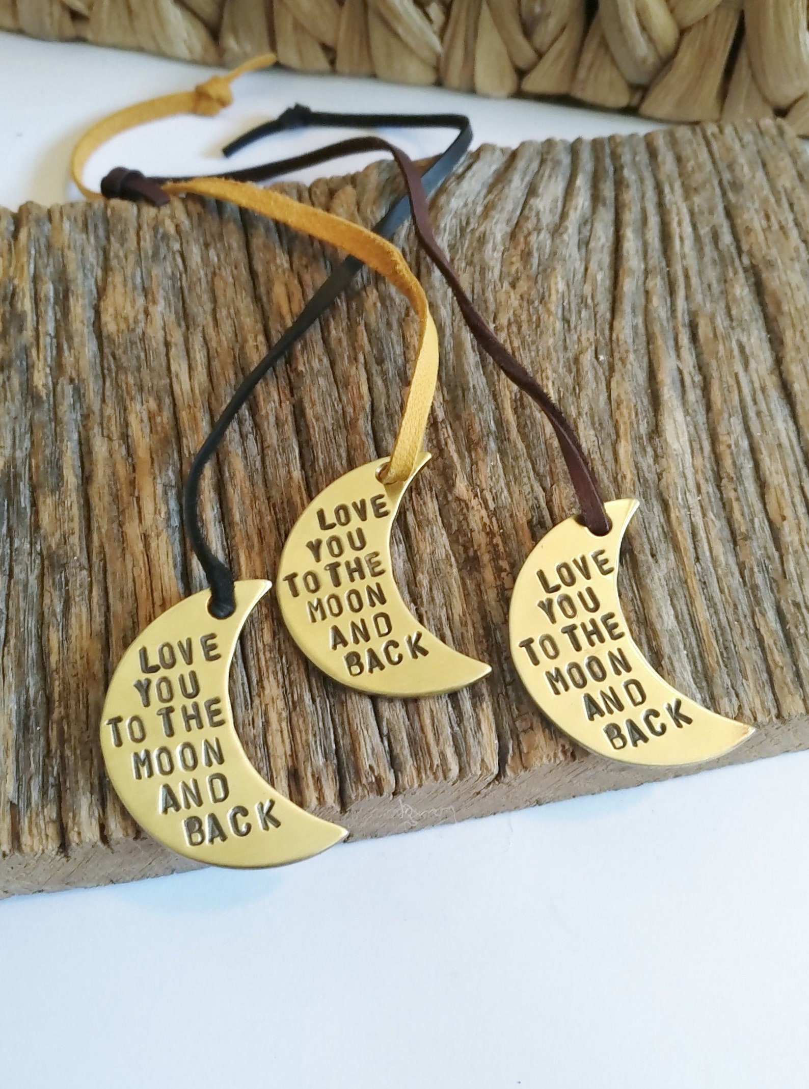 Moon Bookmark Shiny Metallic Galaxy Quote Book Mark Gold - Etsy