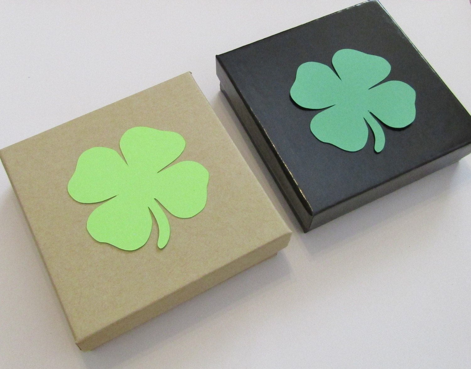 Gift Wrap Option Small Gift Box With Clover Shaped Handwritten - Etsy