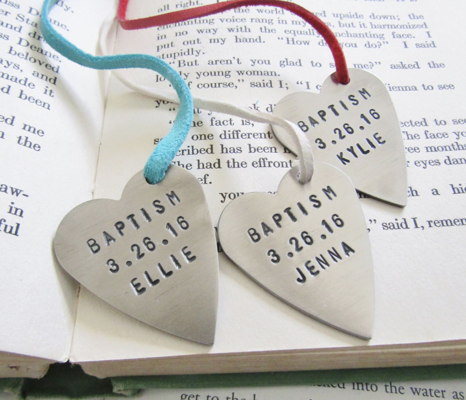 Baptism Gift Girl Baptism Favors Baptism Bookmark Personalized - Etsy