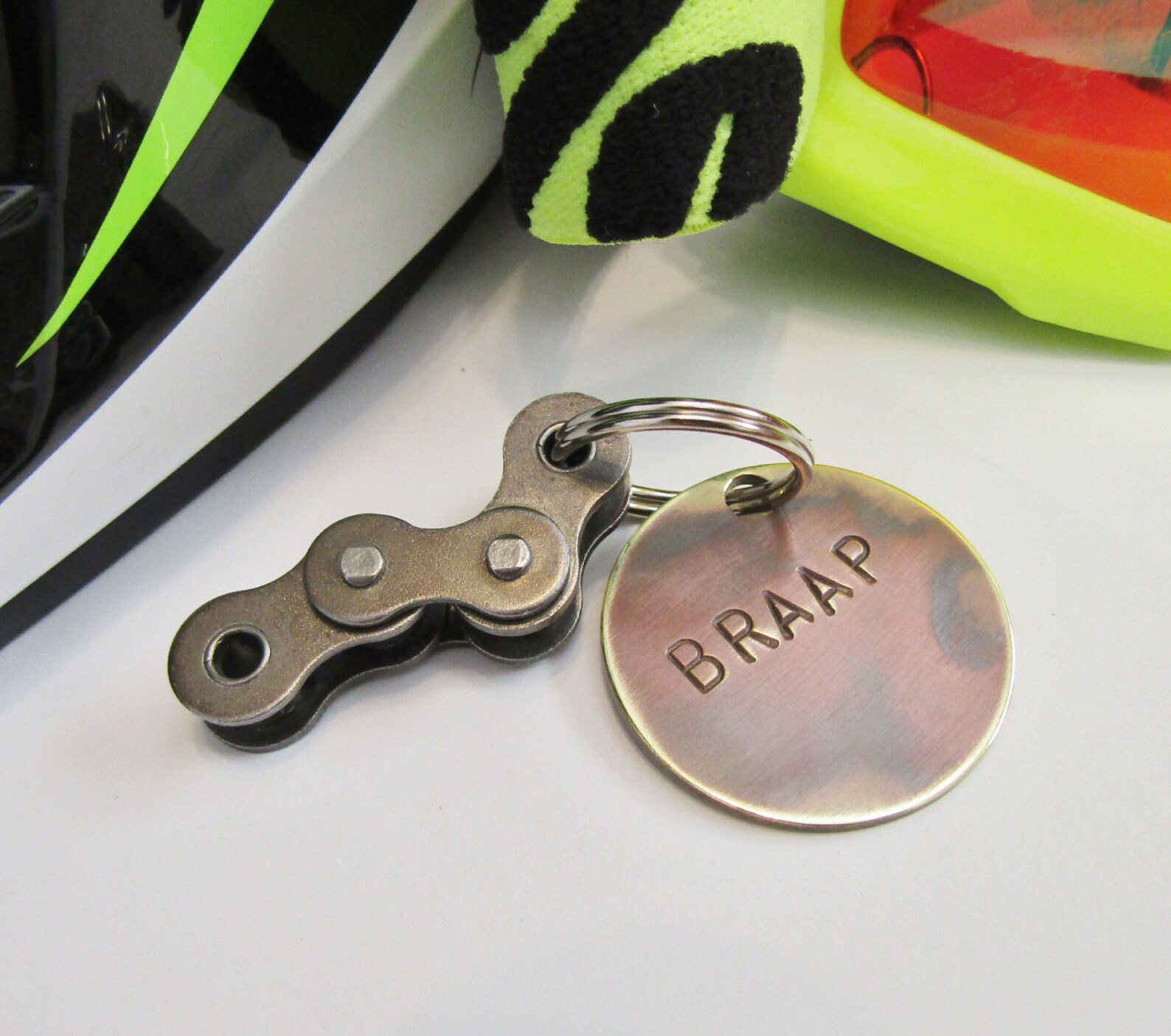 Motorcycle Keychain Motorbike Keyring Dirtbiker Gifts for - Etsy