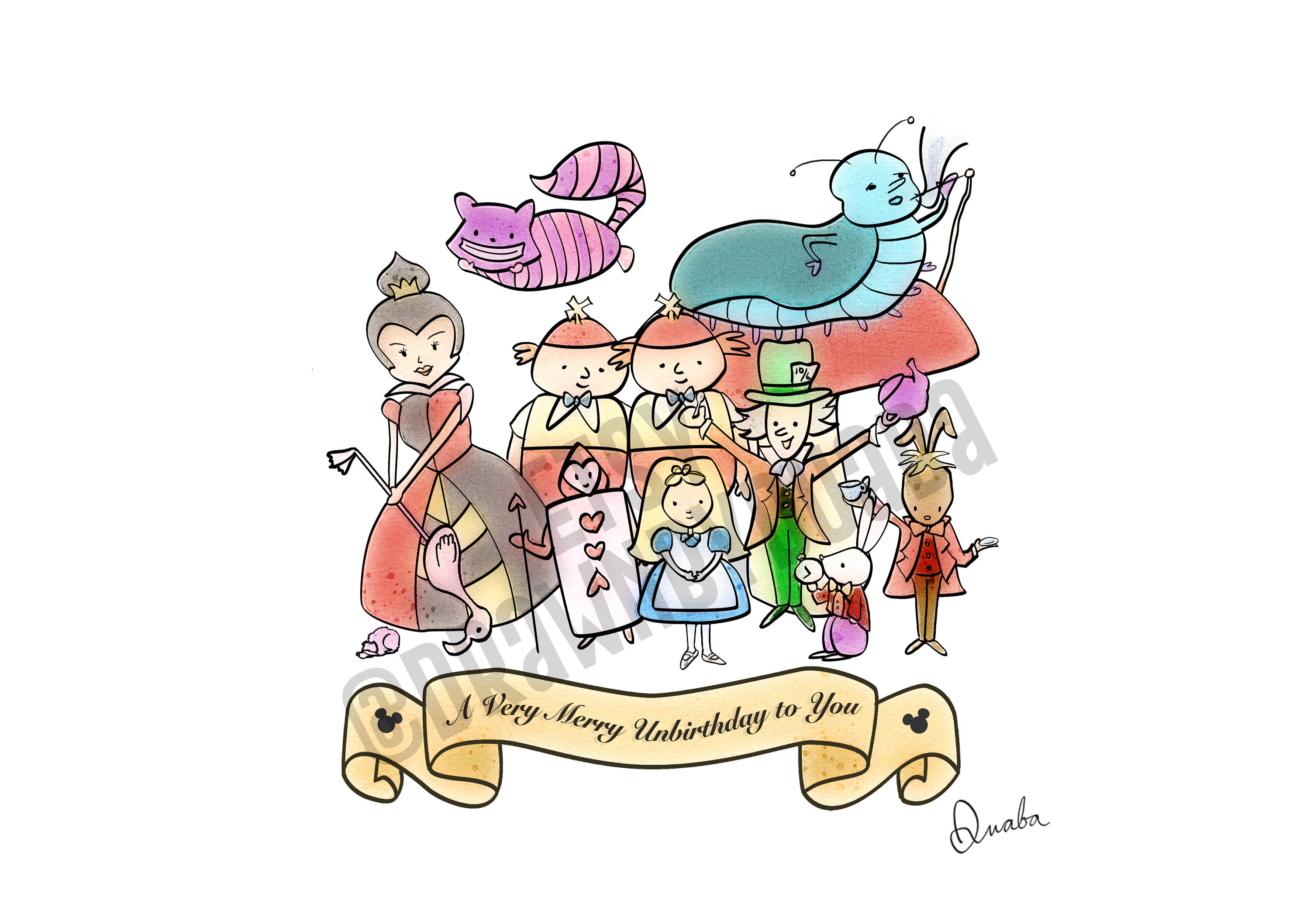 A Very Merry Unbirthday to You - Etsy