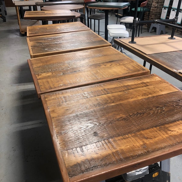 Reclaimed Wood Table Top - Etsy