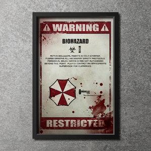 Original Giclee Art Print 'biohazard' - Etsy