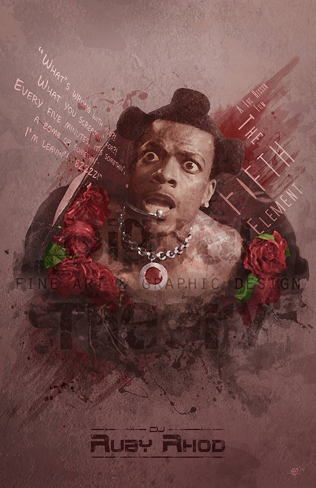 Original Giclee Art Print 'Ruby Rhod' | Etsy