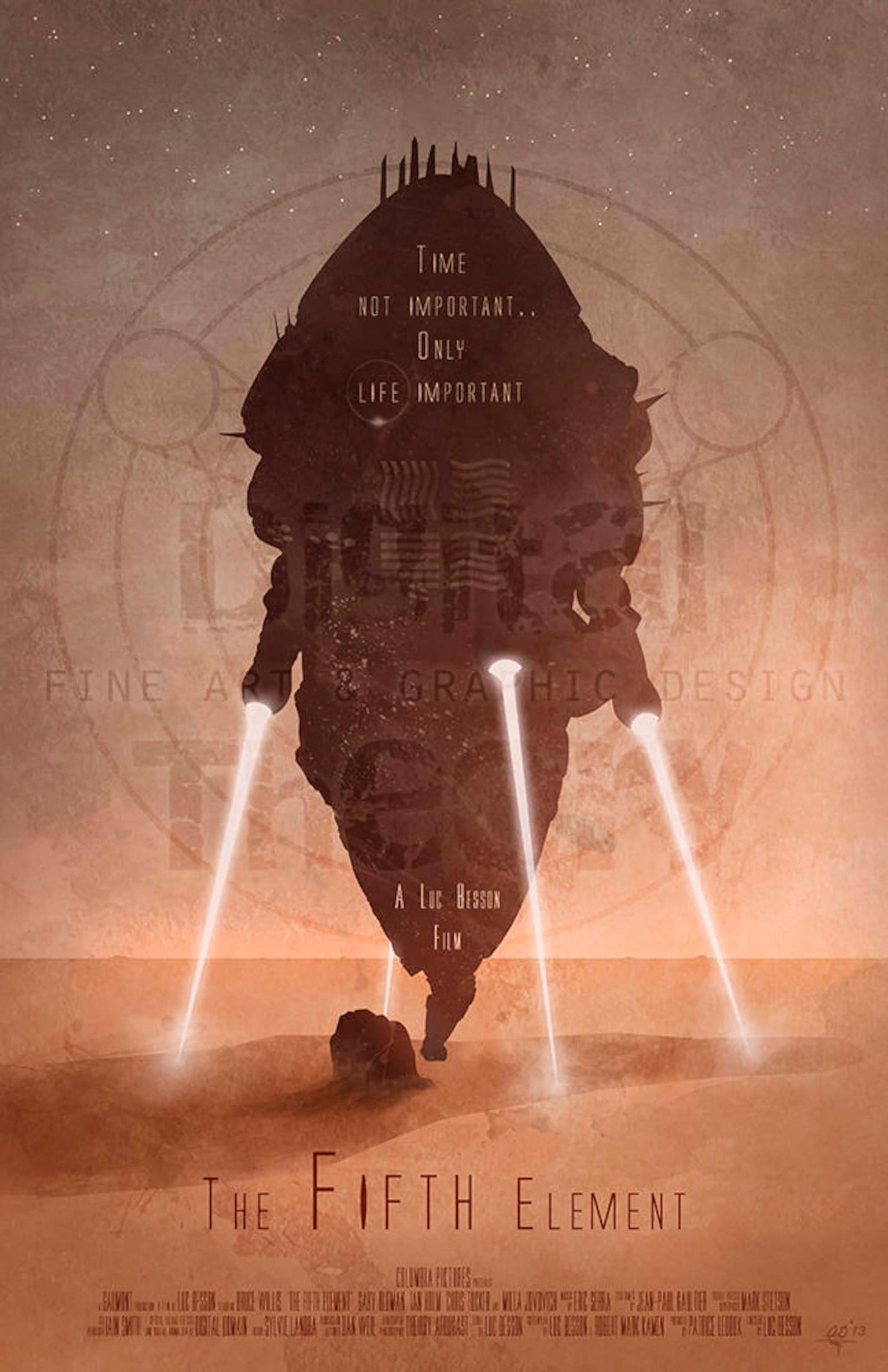 Original Giclee Art Print 'the Fifth Element No.1' - Etsy