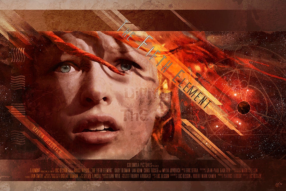 Original Giclee Art Print 'leeloo Limited Edition' - Etsy