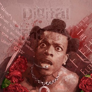 Original Giclee Art Print 'ruby Rhod' - Etsy