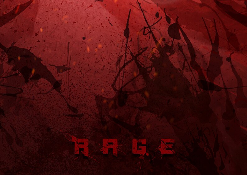Original Giclee Art Print 'rage' - Etsy