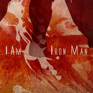 Original Giclee Art Print 'I Am Iron Man' - Etsy