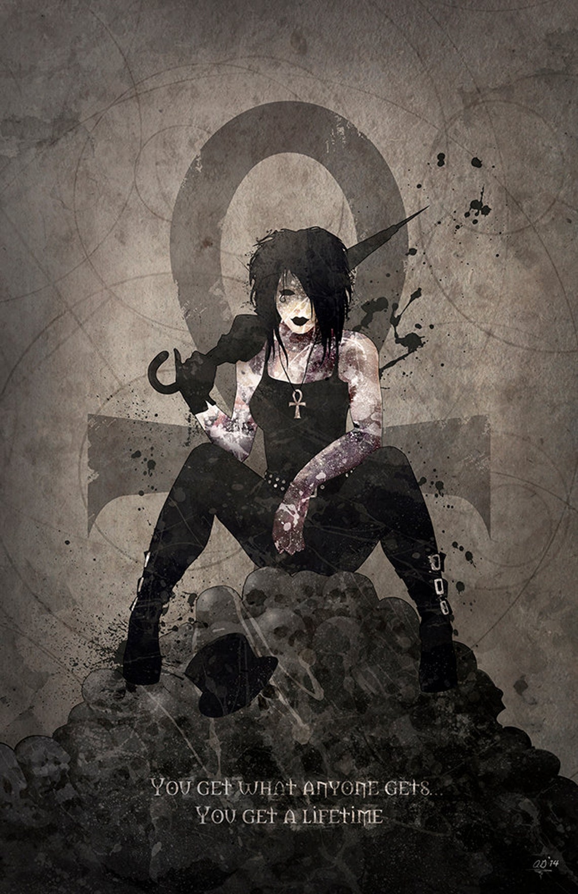 Original Giclee Art Print 'death' - Etsy