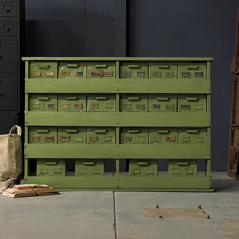 Metal Storage Bin - Etsy