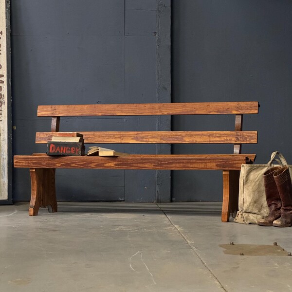 Antique Primitive Bench - Etsy
