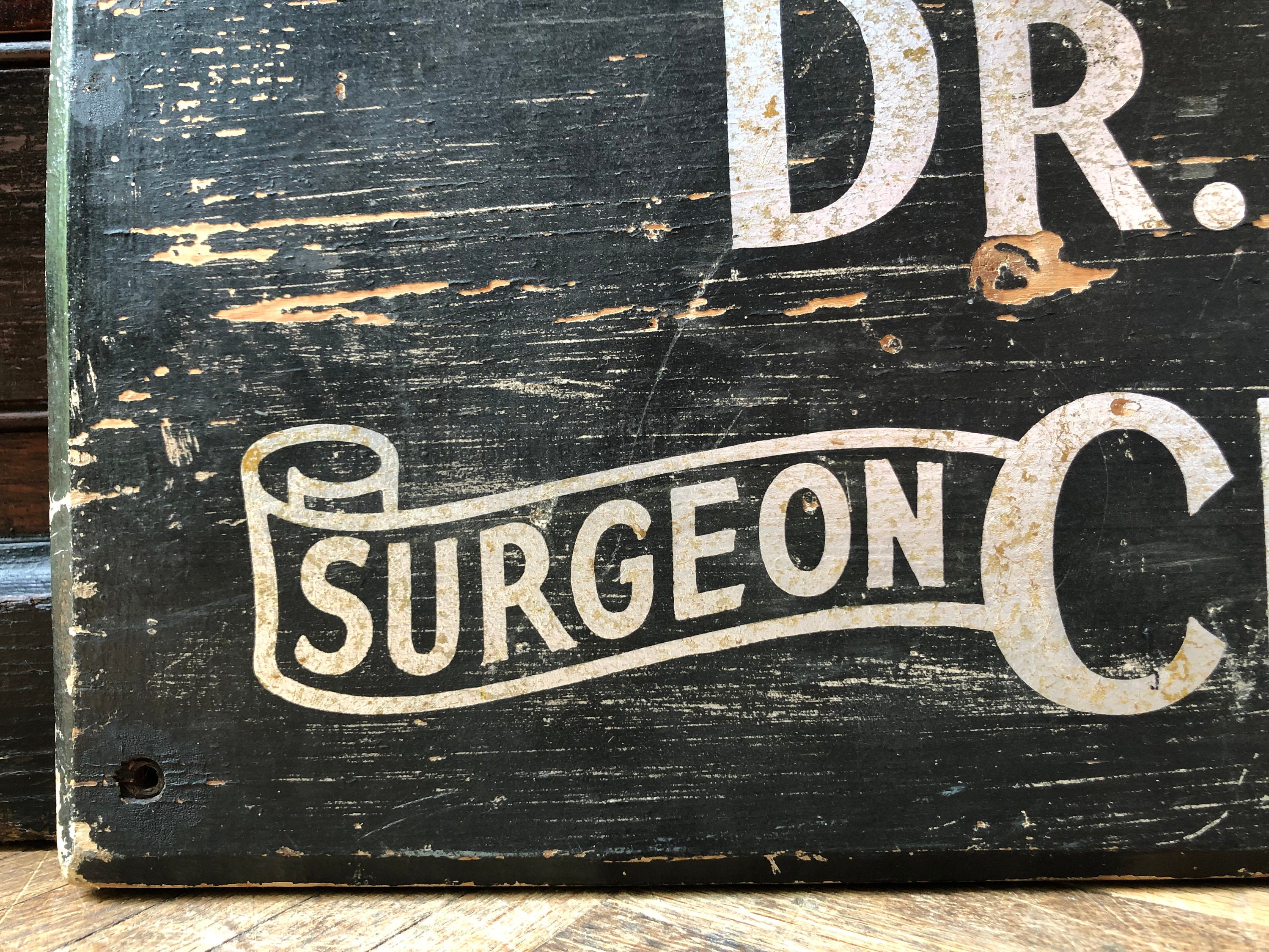 Antique Medical Trade Sign Antique Surgeon Chiropractor Sign - Etsy UK