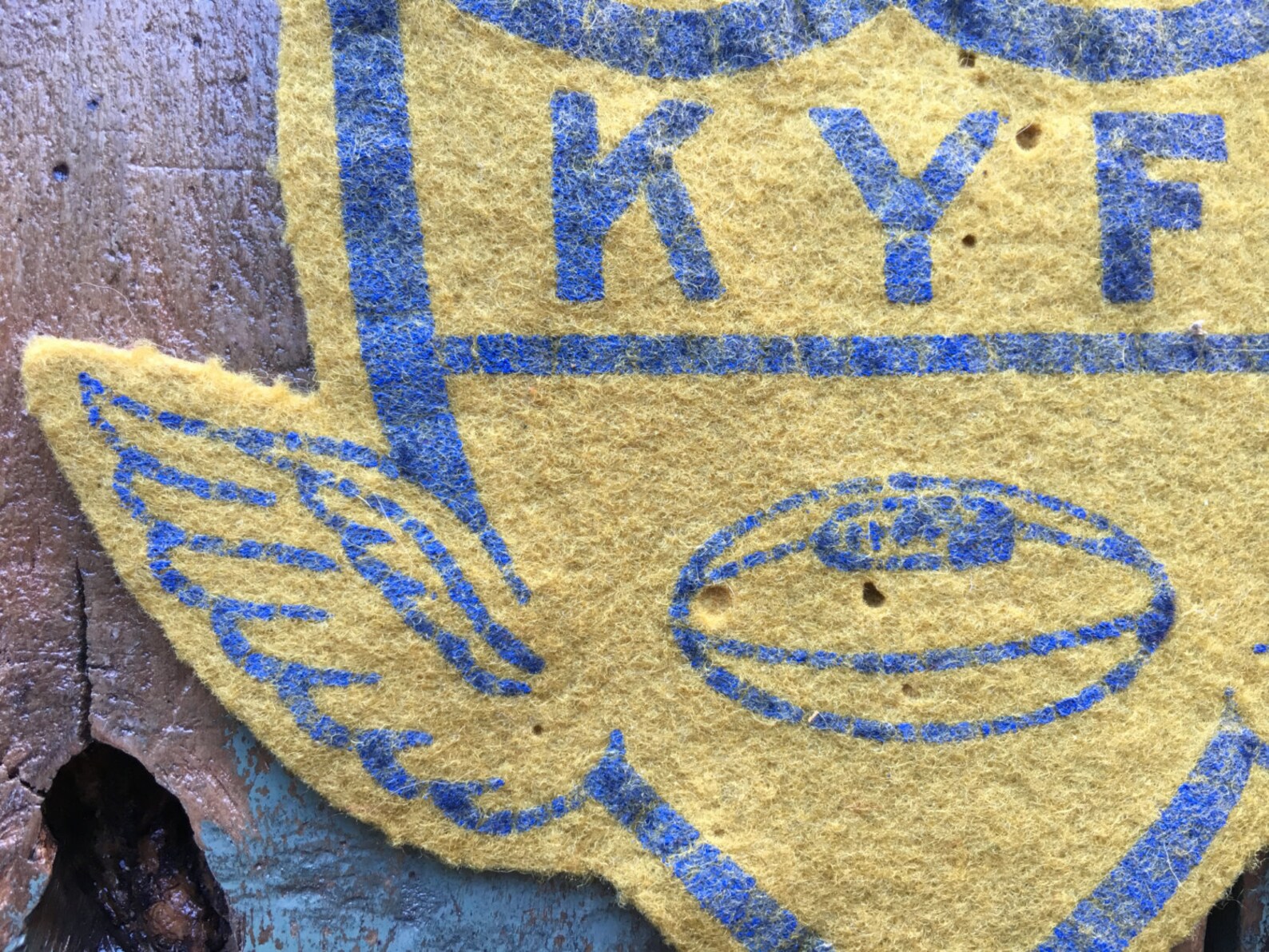Vintage Felt Patch KYF Kenosha Youth Football Patch 1940s - Etsy