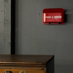 Vintage Fusees & Torpedos Box Railroad Emergency Fuse Box - Etsy