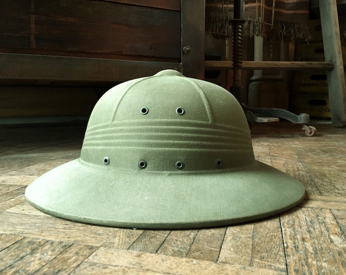 Vintage Pith Helmets, WWII USN United States Navy Pith Helmet, Military ...