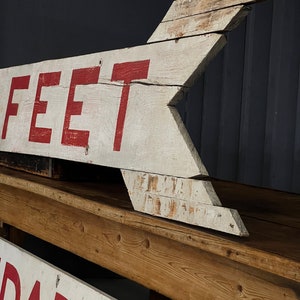 Hand Painted Service Station Sign, Standard Oil Road Sign, Wood ...