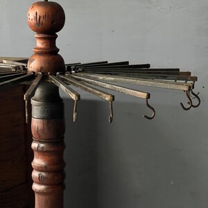 Antique Garment Rack, Rotating Industrial Coat Rack, Rounder, Revolving ...