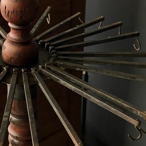 Antique Garment Rack, Rotating Industrial Coat Rack, Rounder, Revolving ...