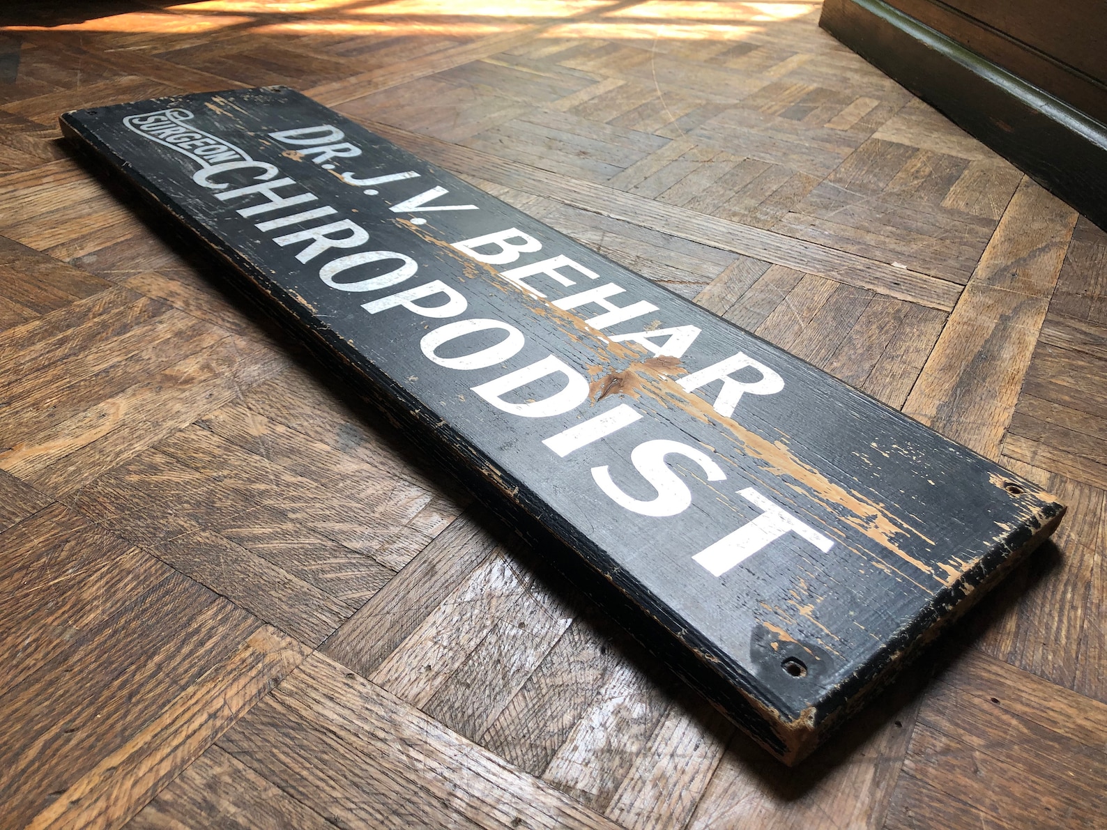 Antique Medical Trade Sign Antique Surgeon Chiropractor Sign - Etsy