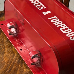 Vintage Fusees & Torpedos Box, Railroad Emergency Fuse Box, Red and ...