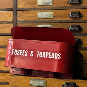 Vintage Fusees & Torpedos Box Railroad Emergency Fuse Box - Etsy