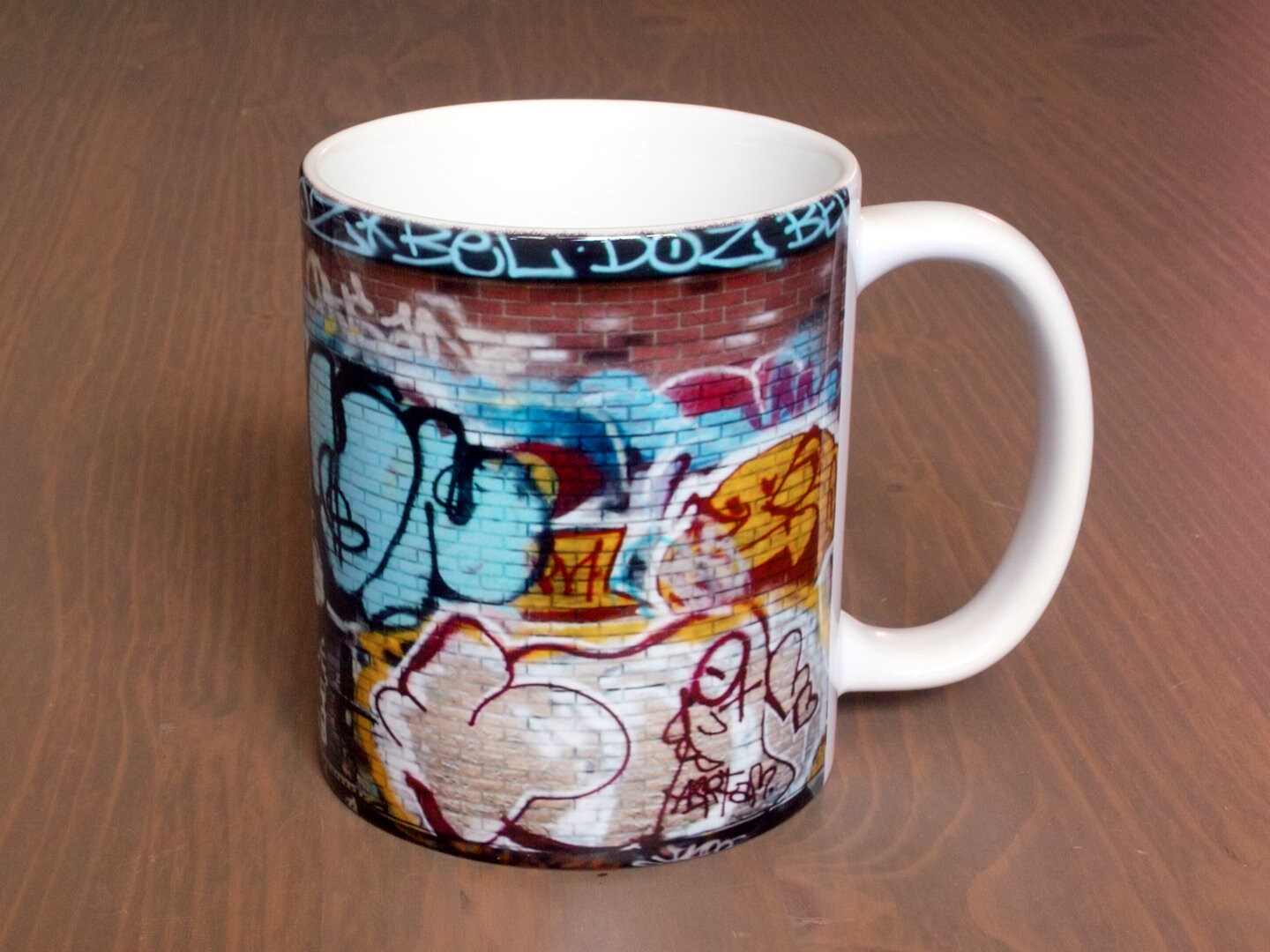 Coffee Mug, Graffiti Artist Signatures, Manhattan Rooftop, NYC, USA - Etsy