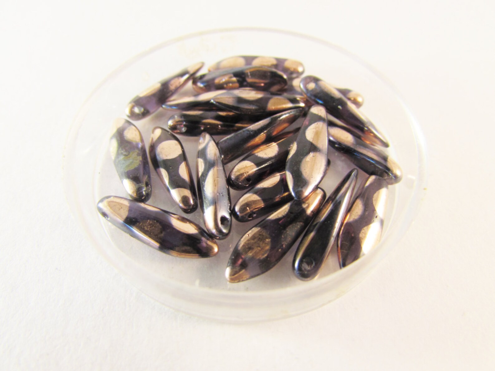 D-01180 - 20 P. Daggle Beads Preciosa About 15x5mm - Etsy