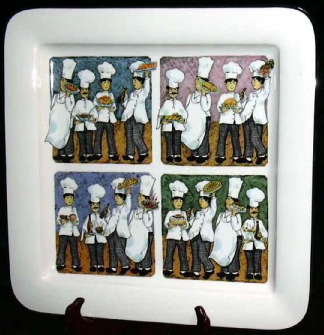 Huge Italian Brunelli Stoneware Platter Brunelli Chefs Platter Entree ...