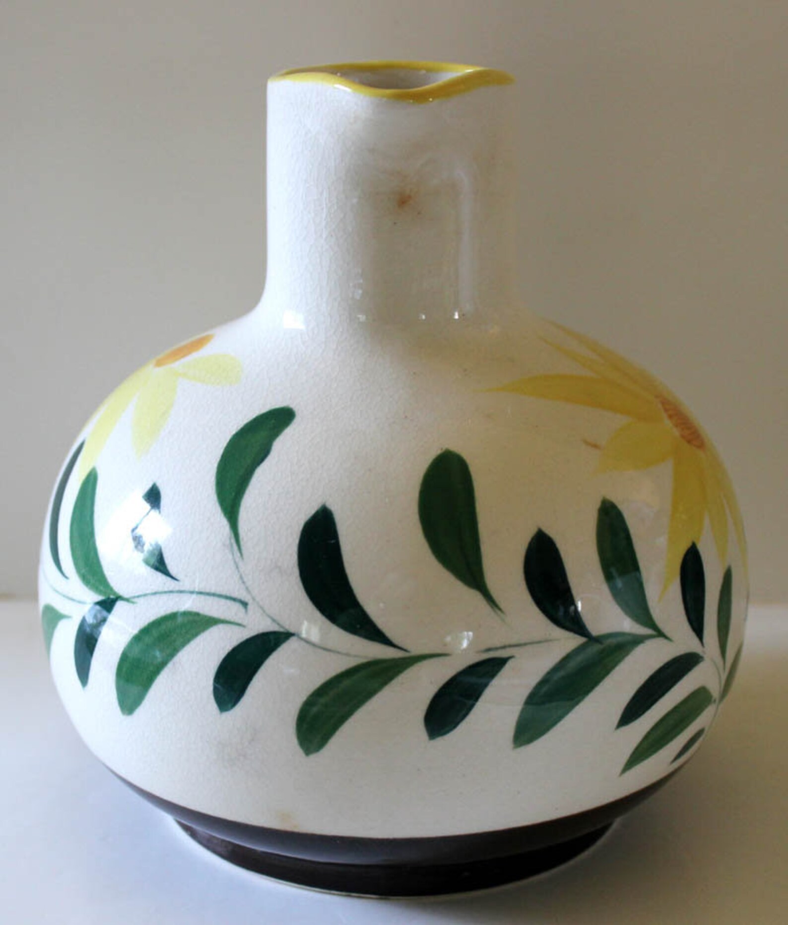 Vintage Nasco Ceramic Beverage Jug Hand Painted Water - Etsy