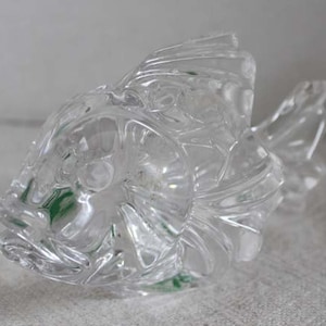 Kristalcolor KC Lead Crystal Fish Figurine Clear Lead Crystal Art Glass ...