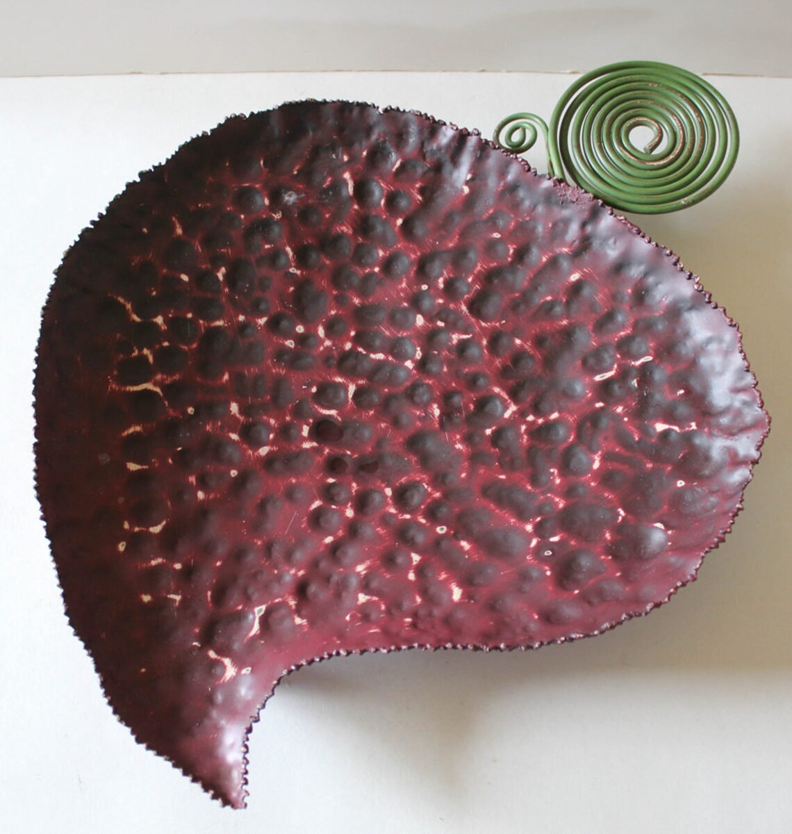 Blue Sky Laura Kelly Beet Root Tray - Blue Sky Footed Metal Platter ...