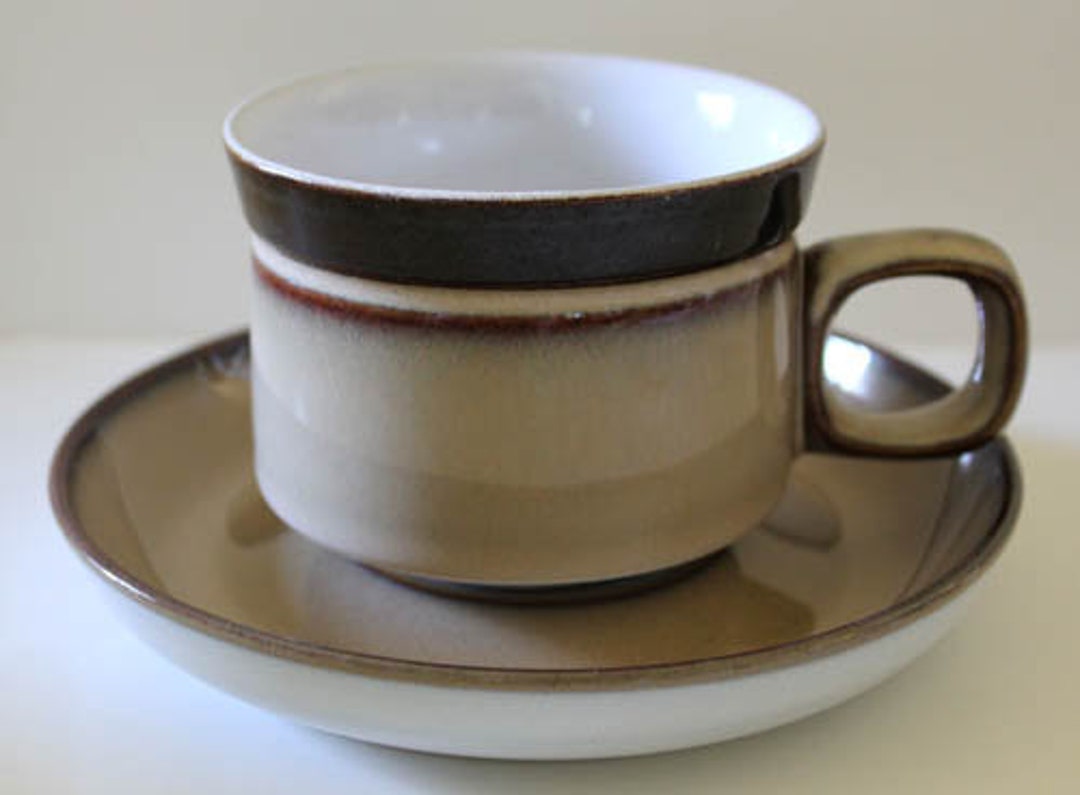 Denby Country Cuisine Cup & Saucer - Denby Country Cuisine Stripe Cup ...