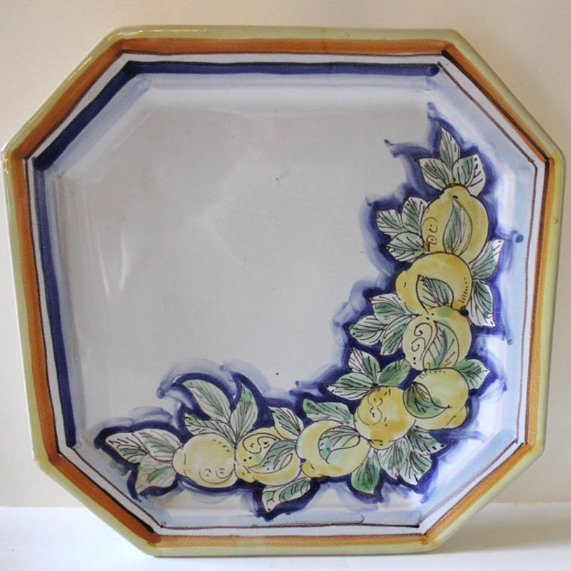 Decorative Lemon Plate - Etsy