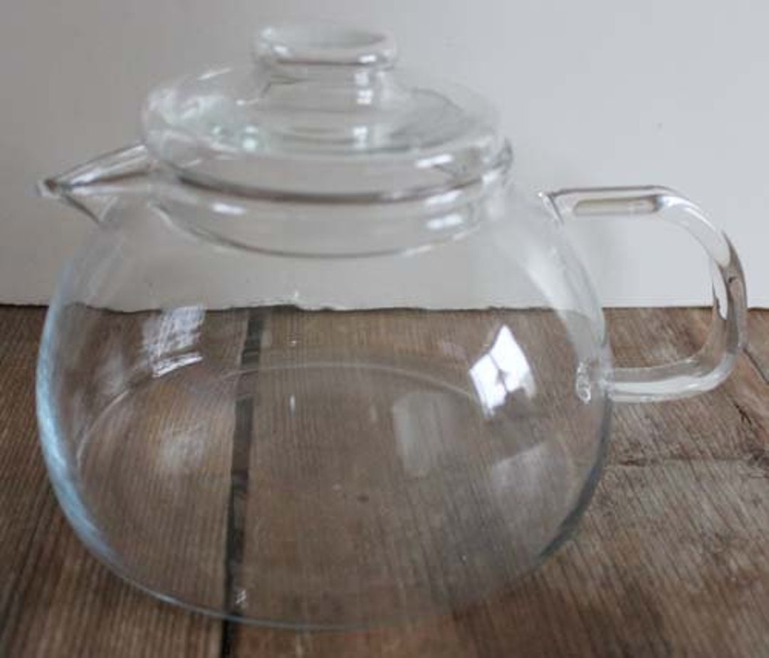Termisil Clear Glass Brewing Teapot - Borosilicate Glass Brewing Tea ...