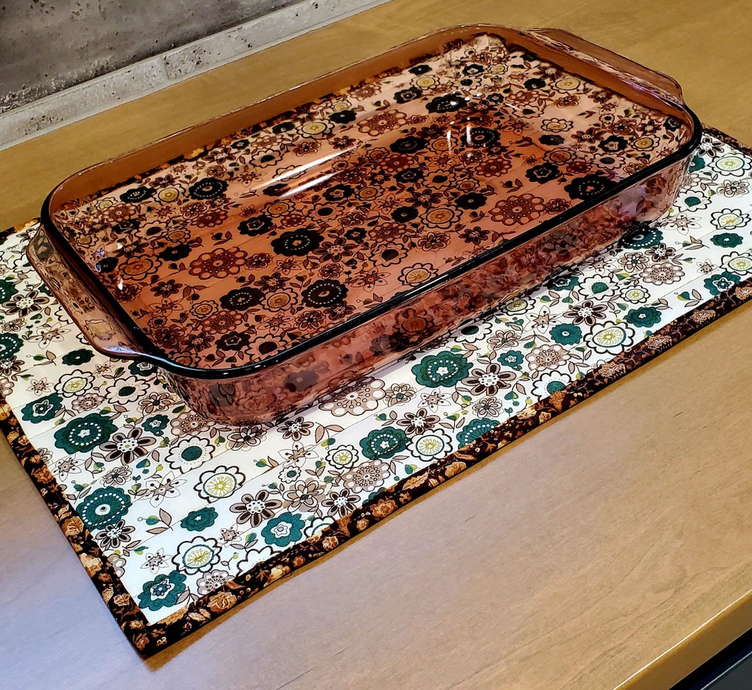 Extra Large Hot Pad Casserole Hot Pad Cold Pad Trivet Table Runner ...