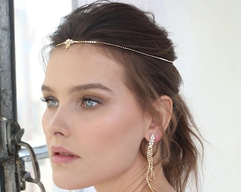 Bridal Forehead Chain - Etsy