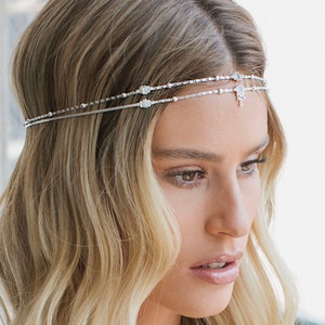 Bridal Forehead Head Chain - Etsy