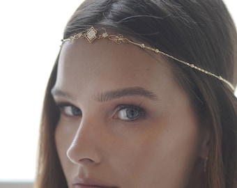 Bridal Forehead Band | Etsy