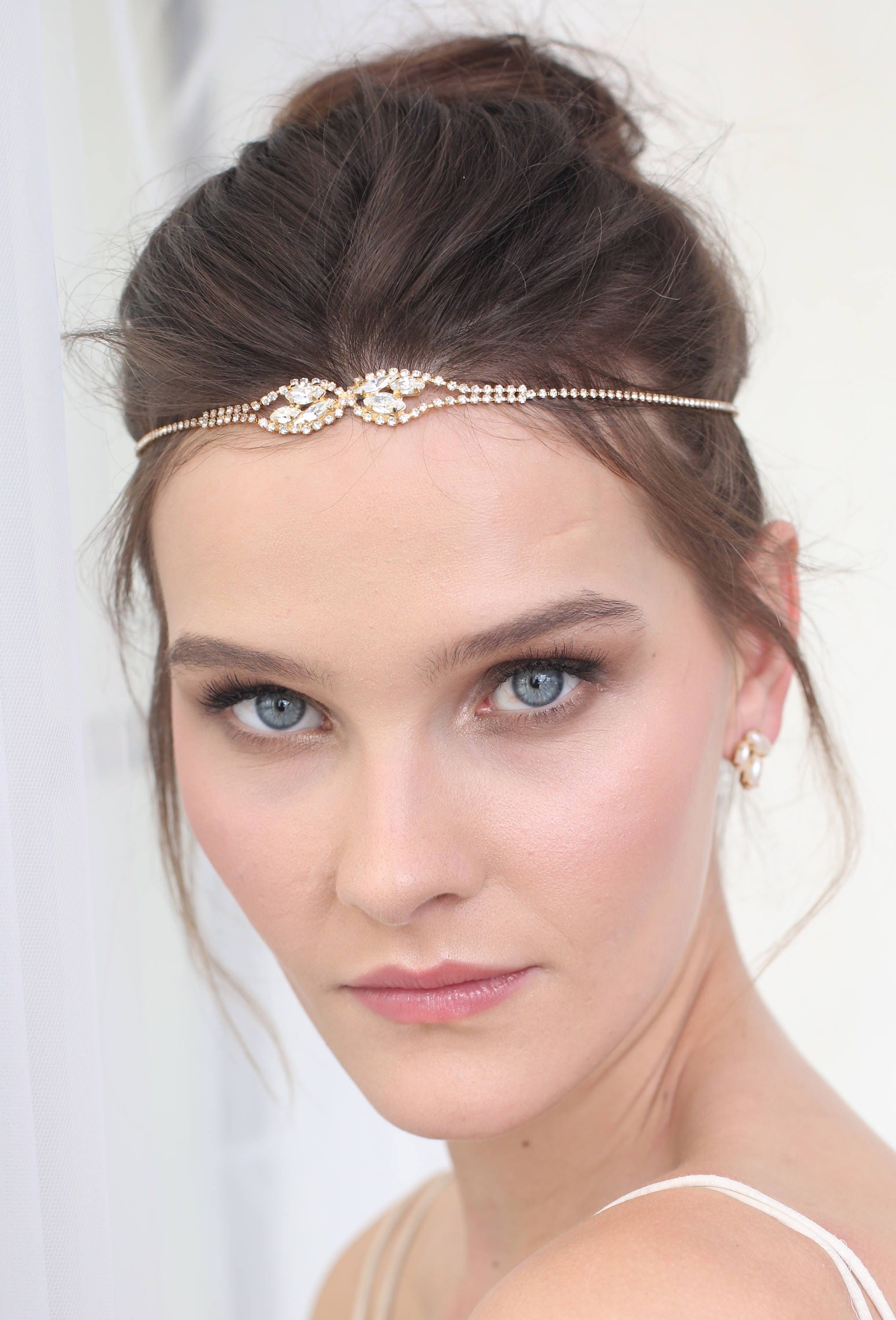 Boho Bridal Headband Bohemian Headpiece | Etsy