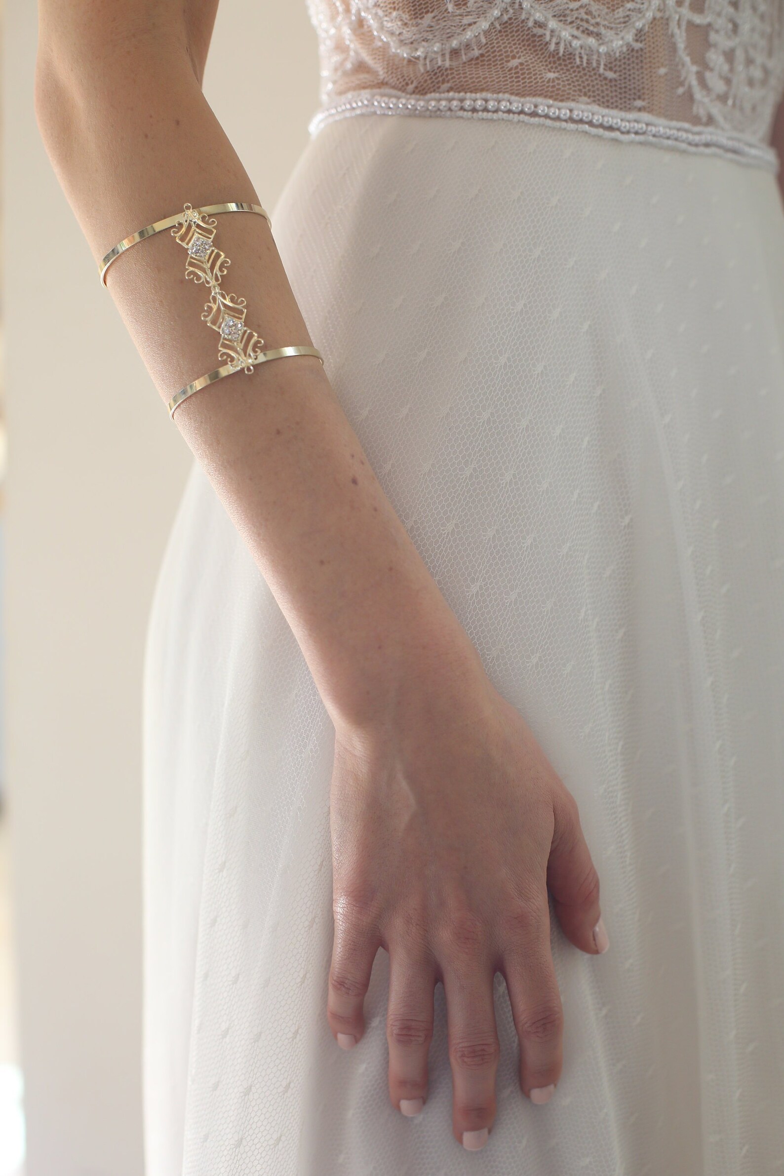 Arm Cuff Bracelet Wedding Bracele | Etsy