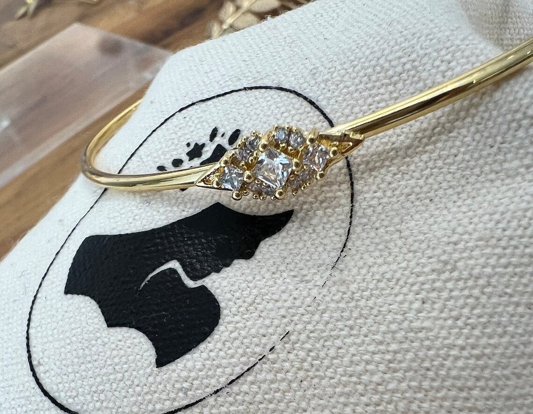 Gold Arm Bracelet, Bridal Bracelets - Etsy