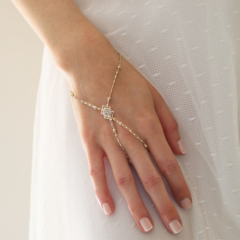 Silver Hand Chain - Etsy