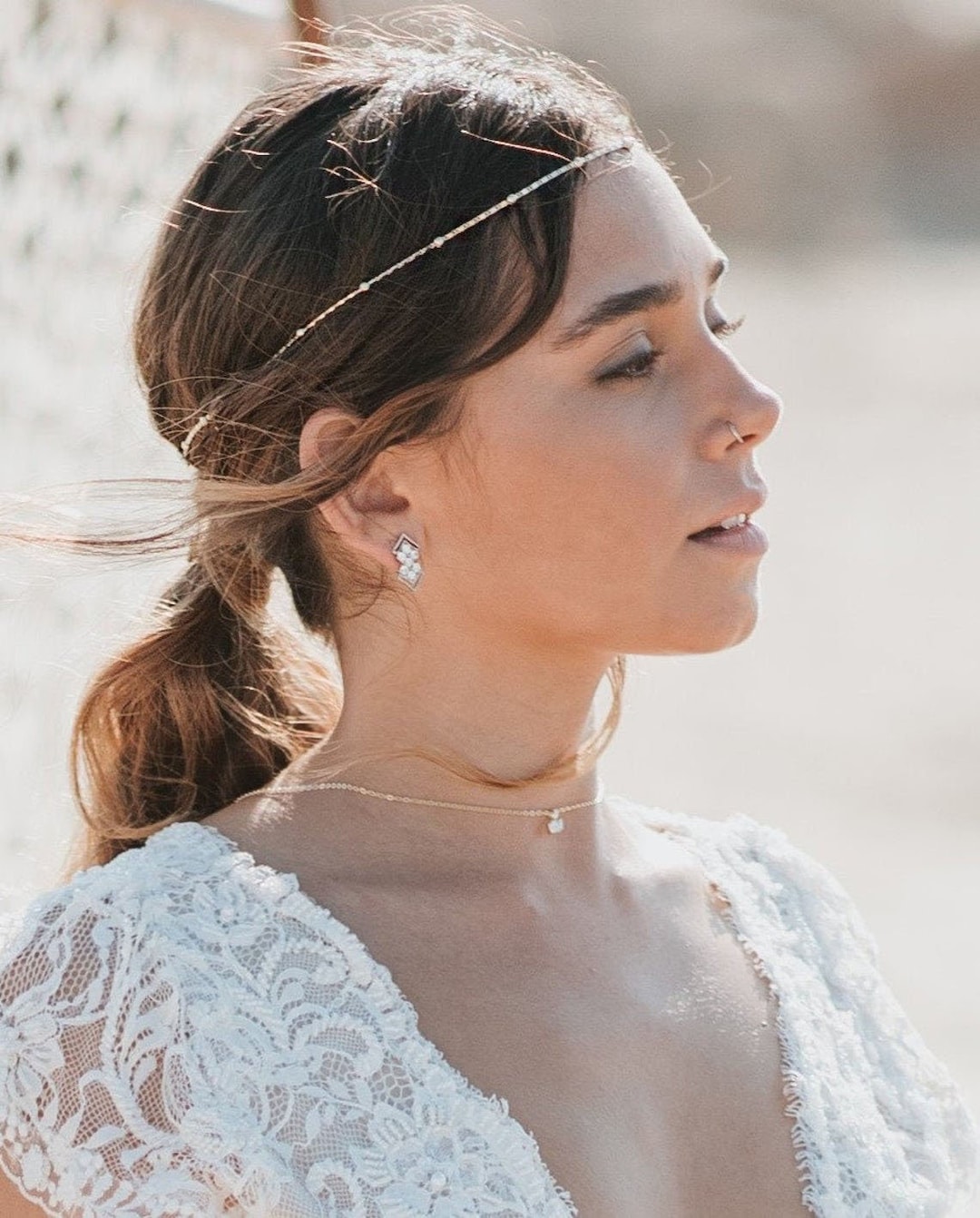 Bridal Forehead Jewelry - Etsy