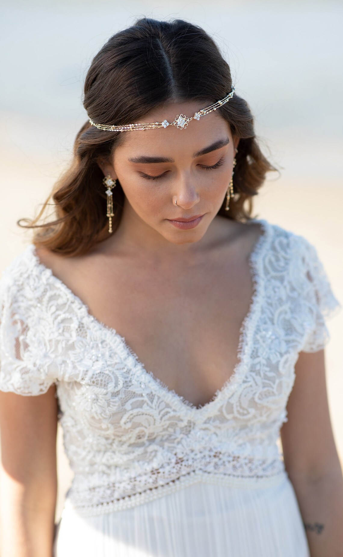 Bridal Hair Chain | Etsy