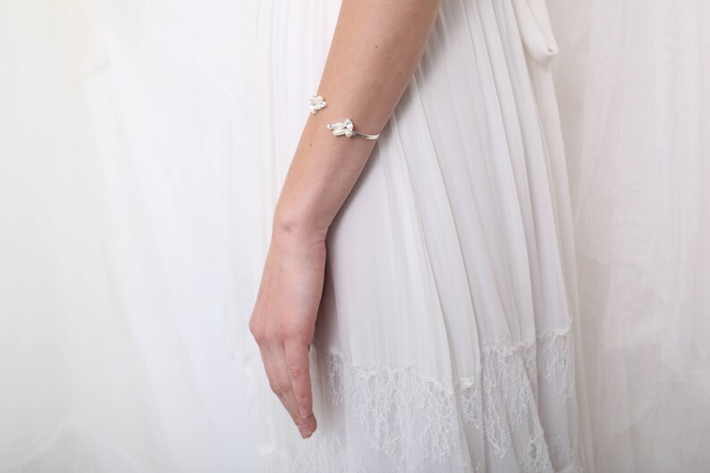 Open Cuff Bracelet Wedding Bracelet | Etsy