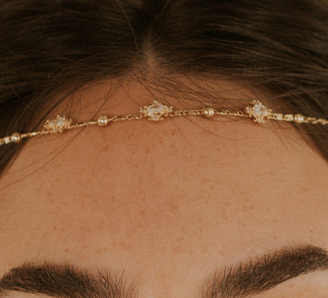 Bridal Forehead Jewelry | Etsy