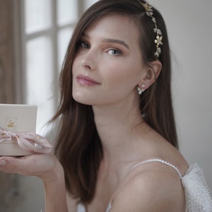 Gypsy Gold or Silver Finger Bracelet, CZ Hand Chain, Crystals Hand ...